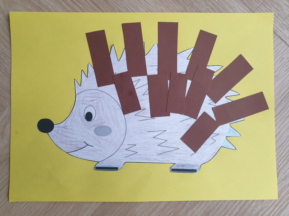 Herfst: een egel knutselen met peuters - LindaSchrijft